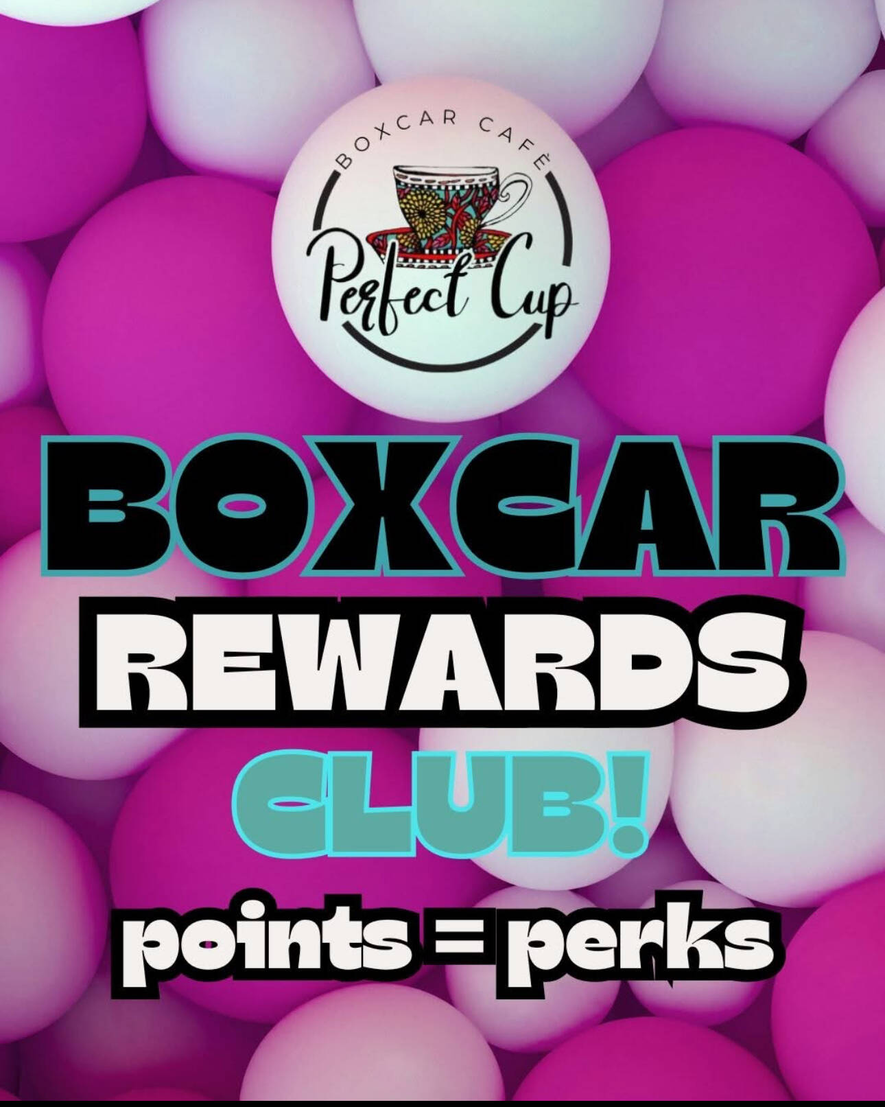 Personalized order screen | Perfect Cup Boxcar Cafe
